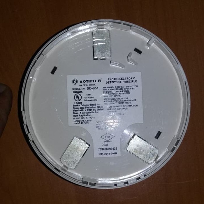 Jual Alat Deteksi / Smoke Detector Notifer Sd 651 | Shopee Indonesia