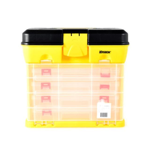 Jual Krisbow Kotak Serbaguna Dengan 4 Kompartemen / Tool Box | Shopee ...