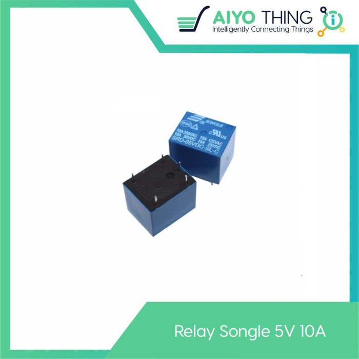 Jual Relay Songle 5V 10A SRD-05VDC-SL-C 5 Pin 5P | Shopee Indonesia