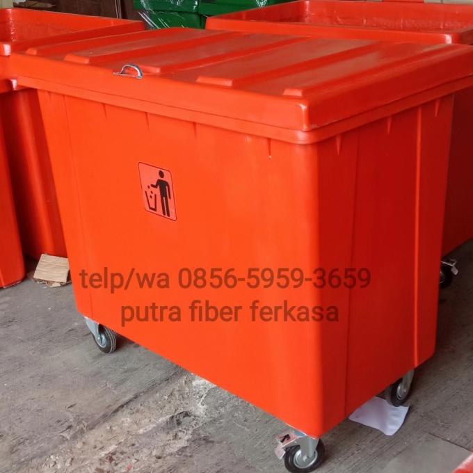 Jual Tempat Sampah/Bak Sampah/Tong Sampah Fiber Besar Uk 680 Liter ...