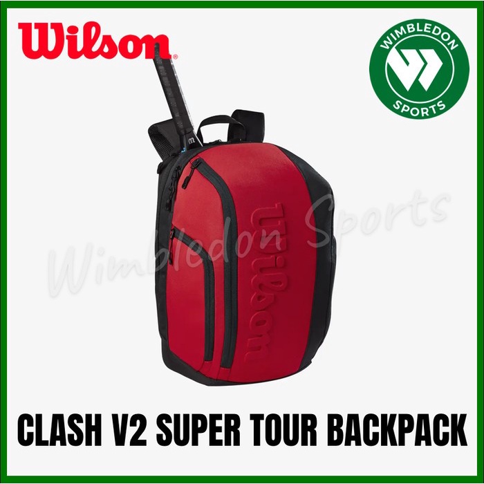 Jual [ORI] Backpack Wilson Clash V2 Super Tour Backpack / Tas Wilson ...