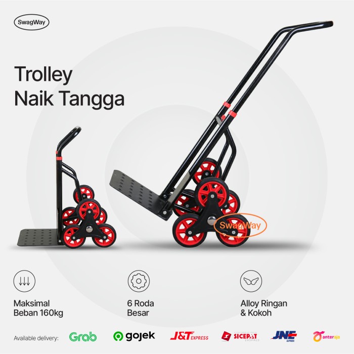 Jual Bestseller Trolley Troli Tangga Alat Bantu Angkut Barang Berat ...