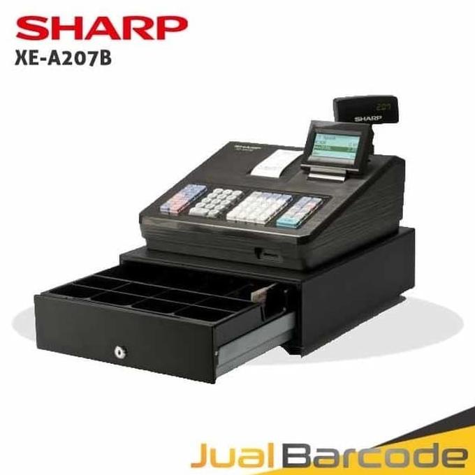 Jual CASH REGISTER XE-A207B - MESIN KASIR SHARP 207 HITAM | Shopee Indonesia