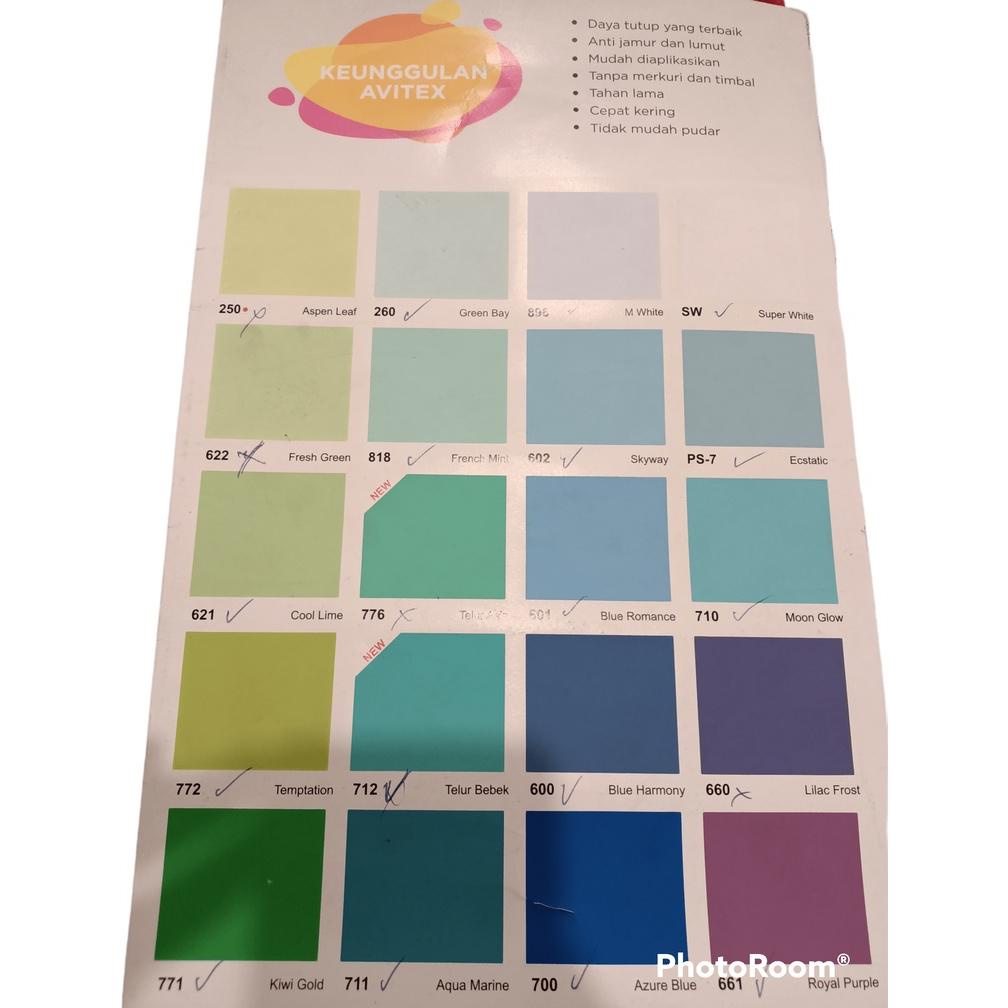 Jual Cod Cat Tembok (Merah,Pink,Kuning,Cream,Hijau) Plafon Gypsum ...