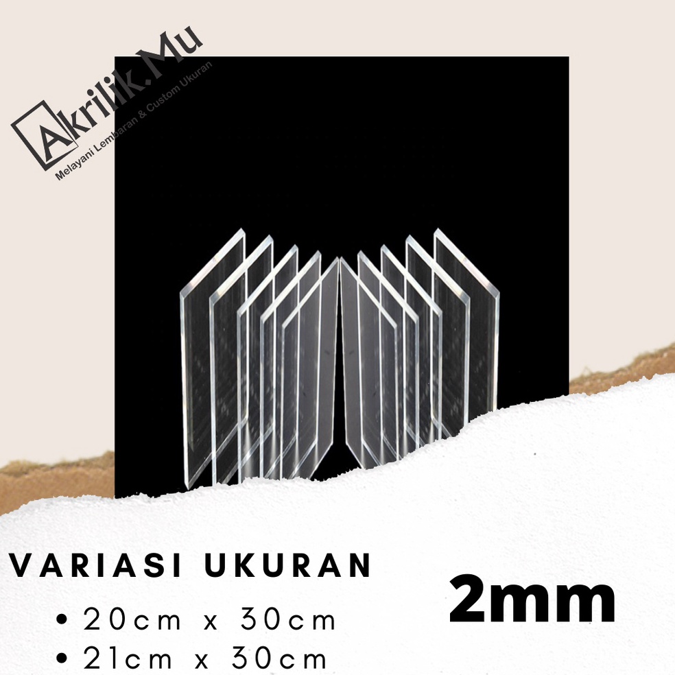 Jual [CODE BARANG 659SGI] Lembaran Akrilik A4 2mm, Akrilik Sheet 2mm ...