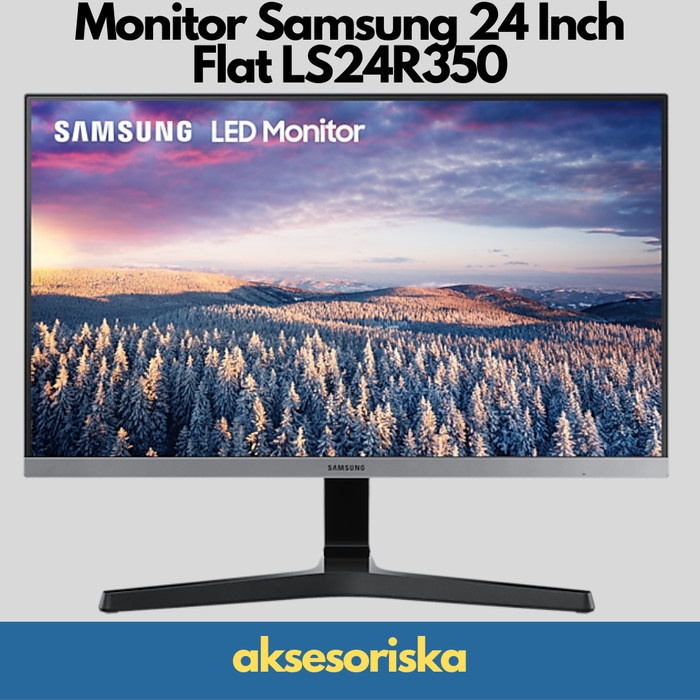 Jual Monitor SAMSUNG 24" Inch Flat LS24R350 S24R350 IPS 75Hz Full HD ...