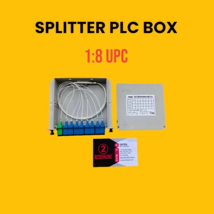 Jual Pasif Splitter Fiber Optik 1 To 8 Sc Apc Dengan Box / Passive 1:8 ...