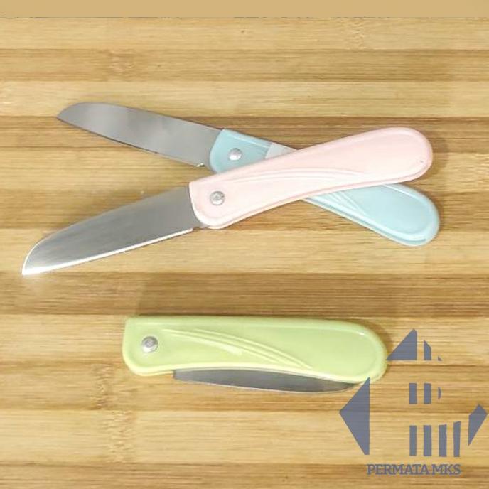 Jual Buruan serbu] Pisau Buah Lipat Portable Piknik Pastel | Shopee ...
