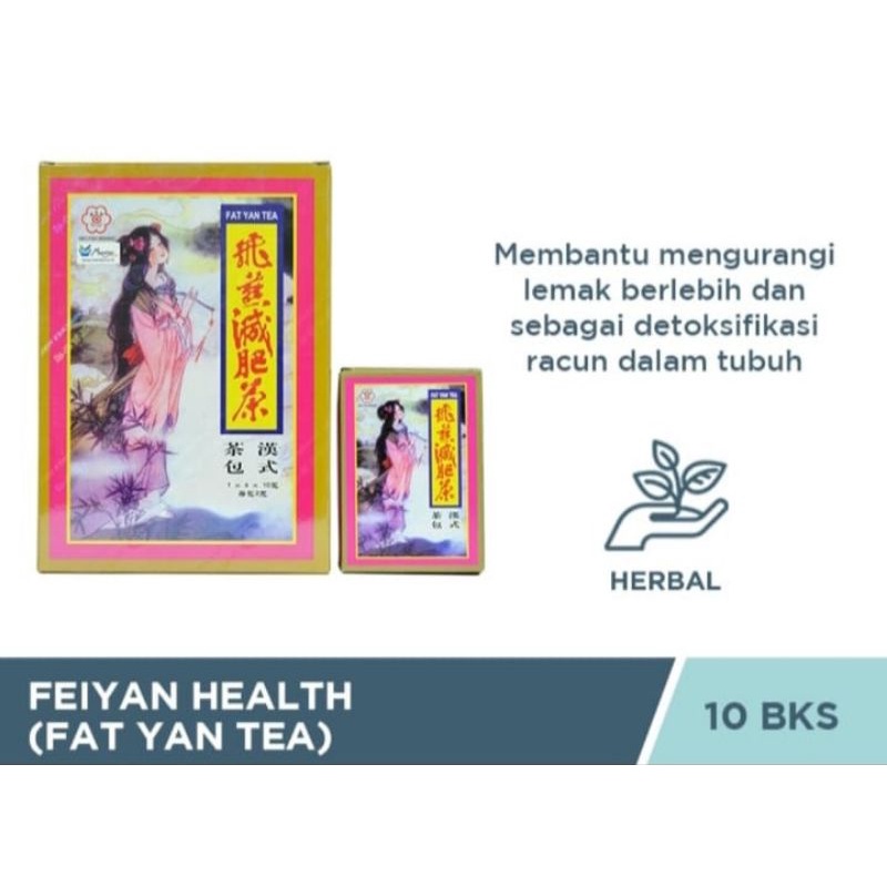 Jual Fei Yan Tea Fei yan teh FEIYAN TEH FATYAN CHA untuk kurangi lemak ...