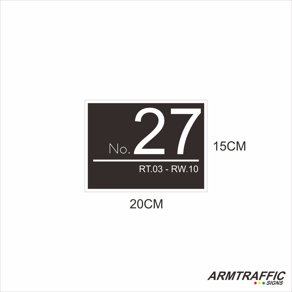 Jual SIGN NOMOR RUMAH 15 X 20 CM | Shopee Indonesia