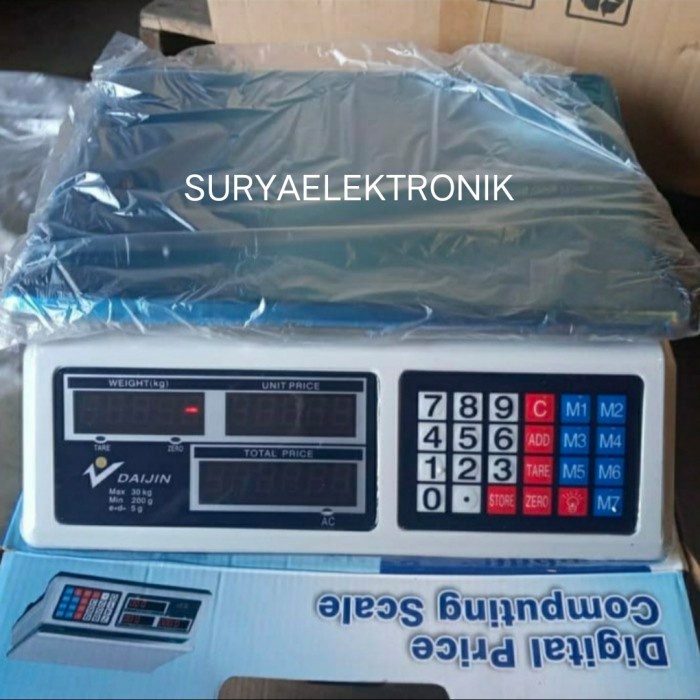 Jual Timbangan Digital Meja Laundry Barang Buah Sembako DAIJIN 30 kg | Shopee Indonesia