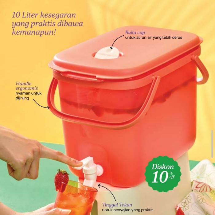 Jual modular water dispenser 10l tupperware | Shopee Indonesia