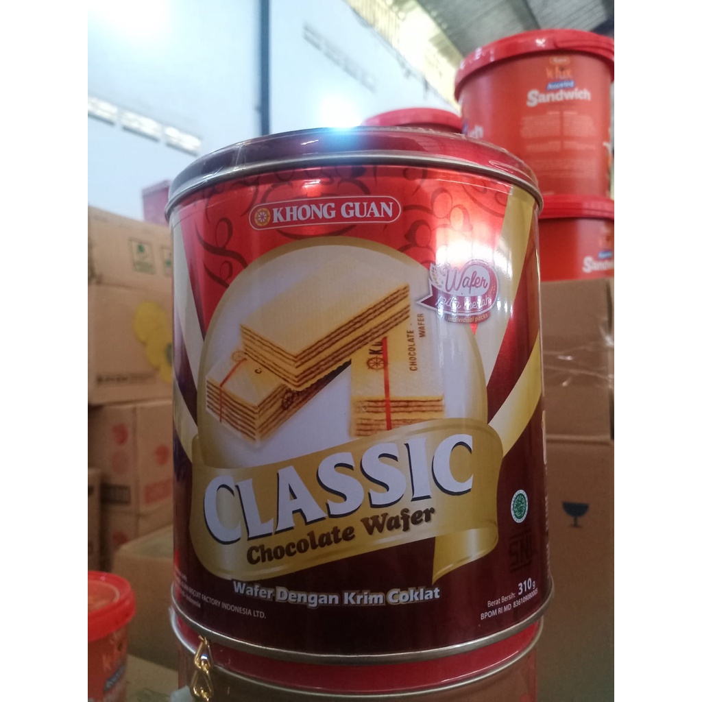 Jual KG WAFER CLASSIC CHOCOLATE MINI 310X6TIN | Shopee Indonesia