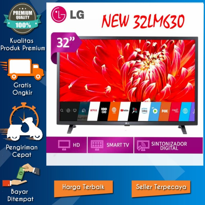 Jual Tv Led Lg 32 Inch 32Lm630 Digital Smart Tv Full Hd Free Breket Led ...