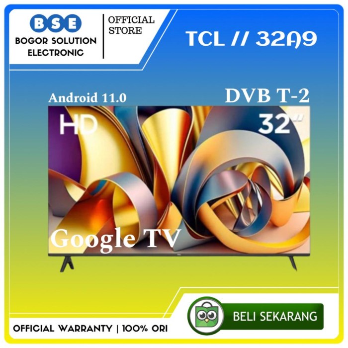Jual Tv Tcl 32A9 Google Tv Android 11 Tcl 32 Inch A9 Pengganti 32A7 32 ...