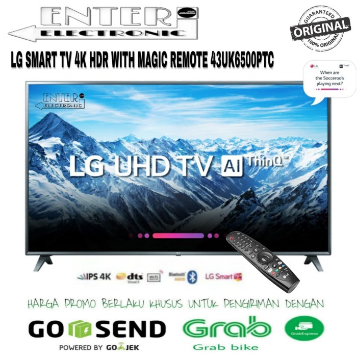Jual Lg Led Tv 43Uk6500 - Smart Tv Led 43 Inch Uhd 4K Hdr Lg ...