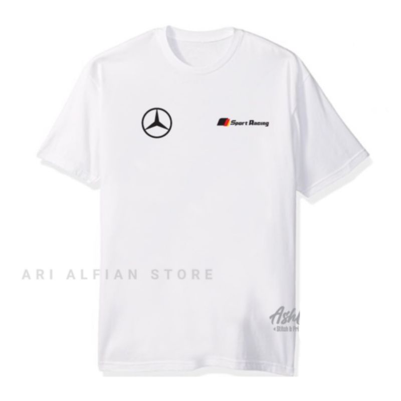 Jual Baju Kaos Cotton Amg Mercedes Benz Mercy Sport Racing | Shopee ...