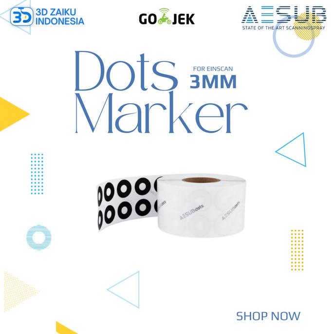 Jual Original AESUB Dots Marker 3000 Point for Einscan 3D Scanner 3D ...