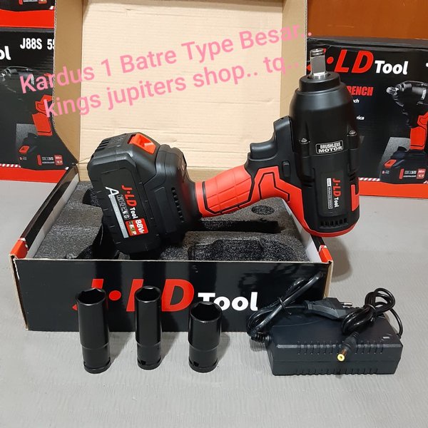 Jual JLD Mesin Impact Wrench 48 VOLT Cordless Impact Wrench MESIN ...