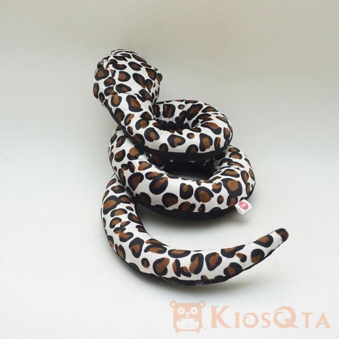 Jual Boneka Ular Snake Hitam Coklat Tua Melingkar Large Mar | Shopee ...
