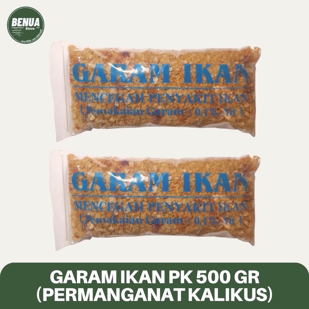 Jual Garam Ikan Permanganat Kalikus / Garem Ikan / Garam Obat Aquarium ...