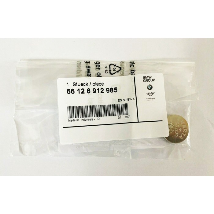Jual New Original Bmw E90 E92 E93 G20 G21 Baterai Kunci Remote Cr2032 ...