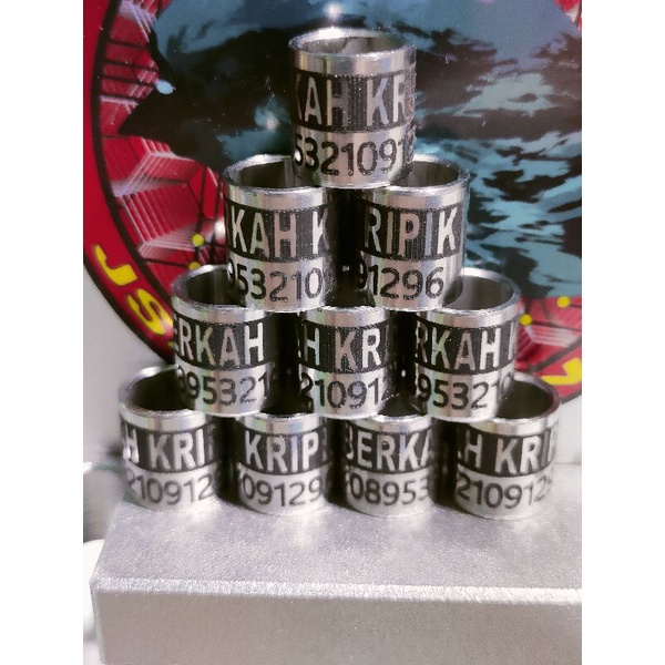 Jual Ring merpati baja laser blok atas | Shopee Indonesia