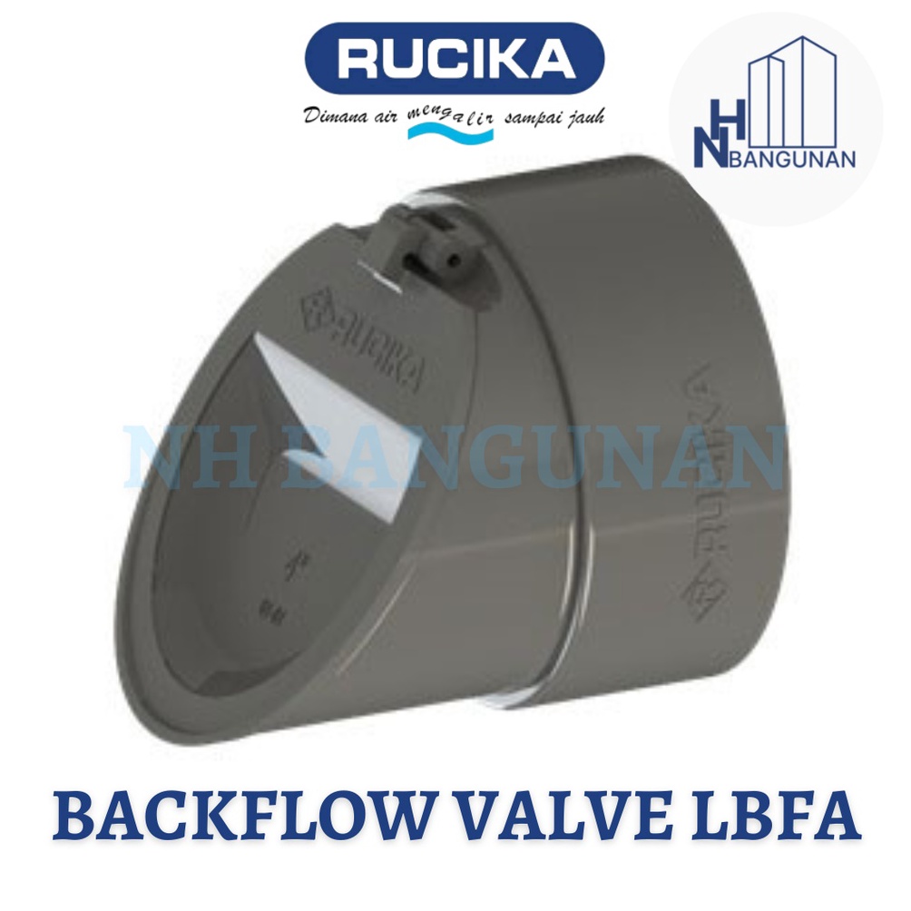 Jual [CODE BARANG 478ADB] Fitting PVC Rucika Backflow Valve 3" 4" 6 ...