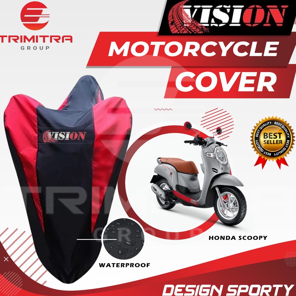 Jual Best Produk Sarung Motor Vision Honda SCOOPY / Penutup Pelindung ...
