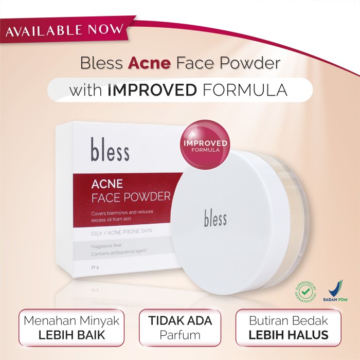 Jual Bless Acne Face Powder | Shopee Indonesia