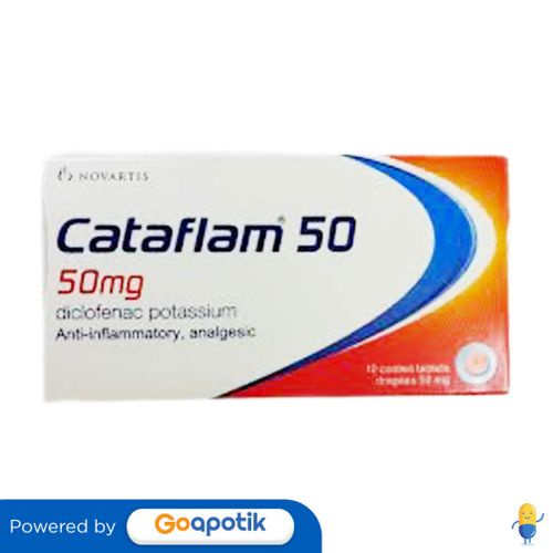 Jual CATAFLAM 50 MG BOX 50 TABLET | Shopee Indonesia