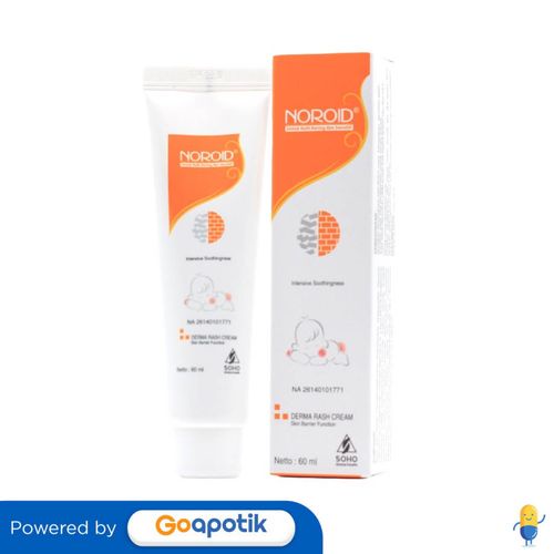 Jual NOROID DERMA RASH CREAM TUBE 60 ML | Shopee Indonesia
