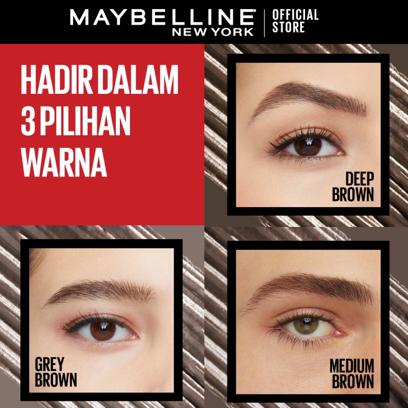 Jual MAYBELLINE OFFICIAL Tattoo Brow 3 Day Styling Gel Brown - 6ml ...