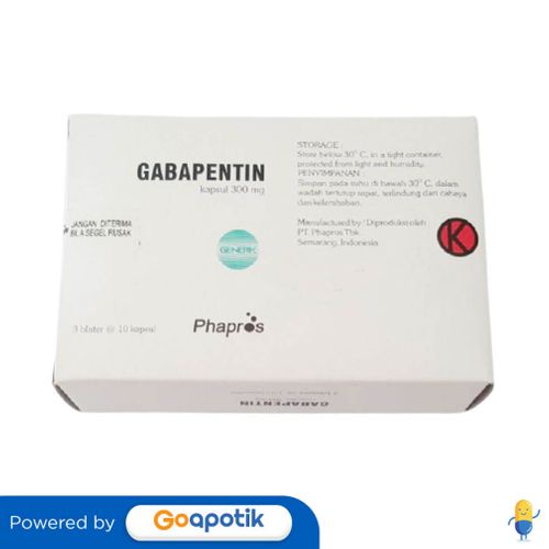 Jual GABAPENTIN PHAPROS 300 MG BOX 30 KAPSUL | Shopee Indonesia