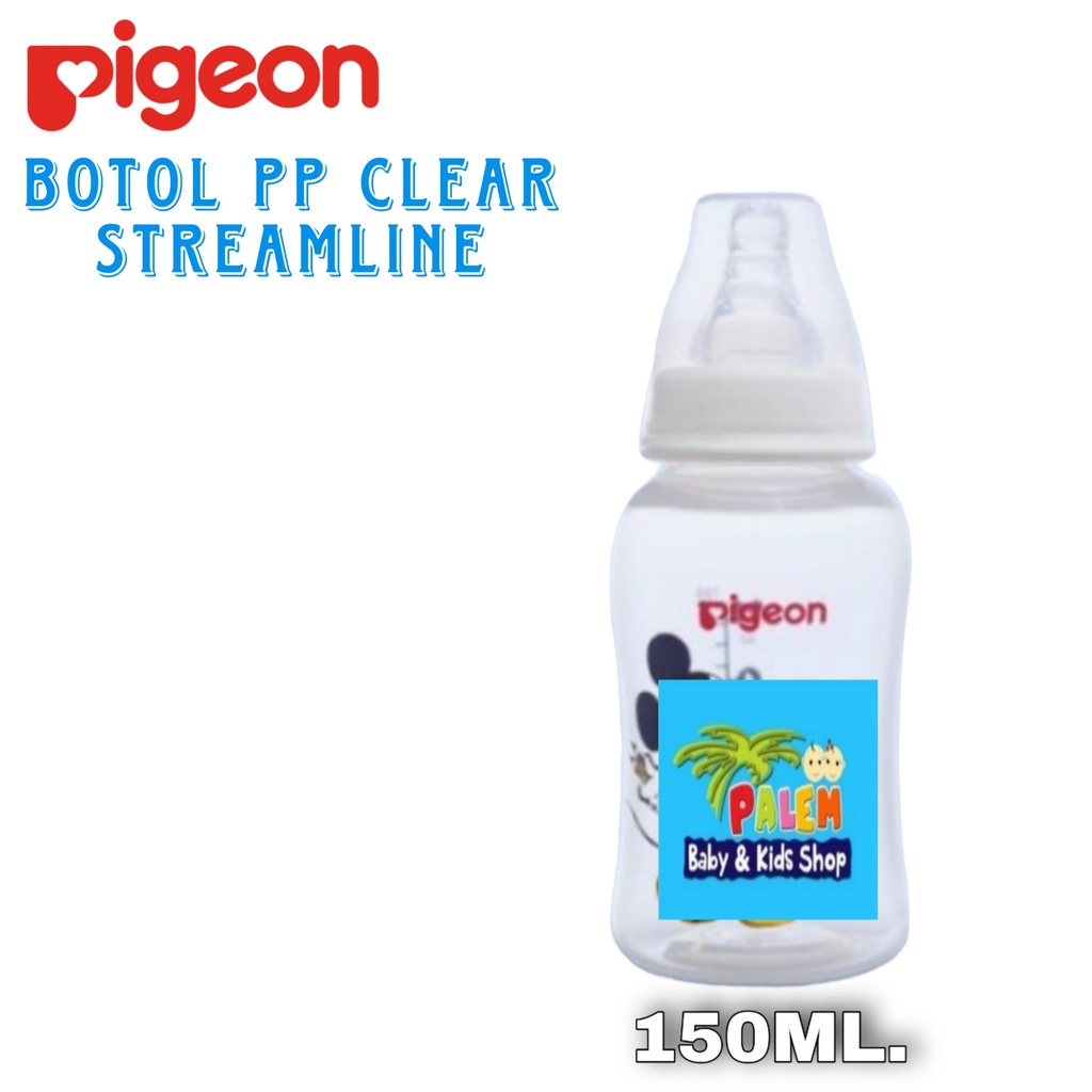 Jual Pigeon Botol Pp Clear Streamline Flexible 150Ml&250Ml | Shopee Indonesia
