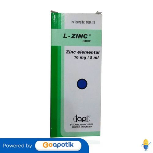 Jual L-ZINC SIRUP 100 ML | Shopee Indonesia