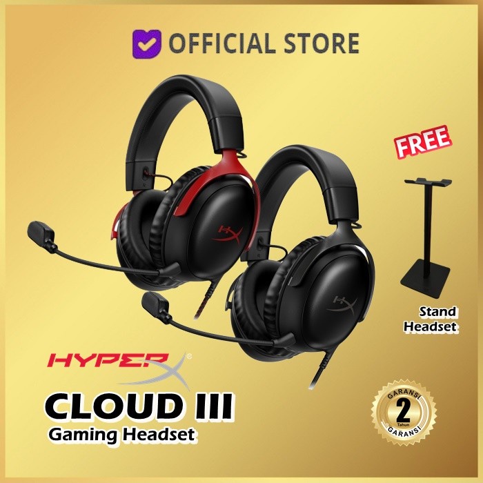 Jual HyperX Cloud III Gaming Headset Cloud 3 Game Headphone | Shopee Indonesia