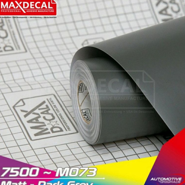 Jual Sticker Stiker Skotlet Maxdecal Max Decal Matt Dark Grey Abu Abu tua doff 7500 M073 hfc ...