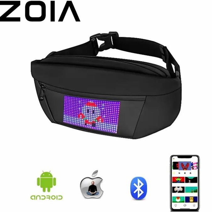 Jual ZOIA LED BAG SLINGBAG PIXEL ART DIY SMART BLUETOOTH APP TAS WRIST ...