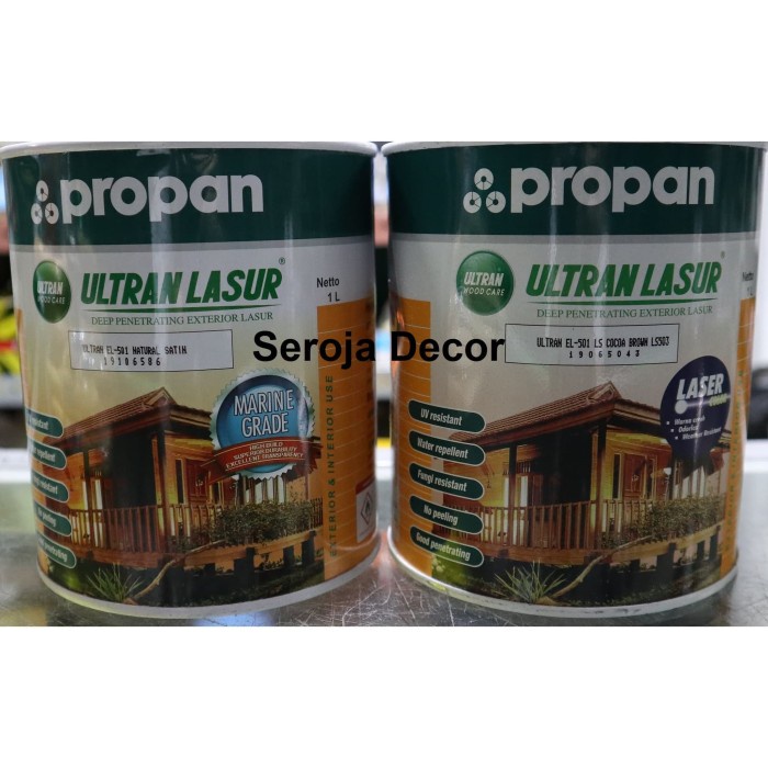 Jual Cat Kayu Propan Ultran Lasur EL-501LS Laser Color 1 L | Shopee ...