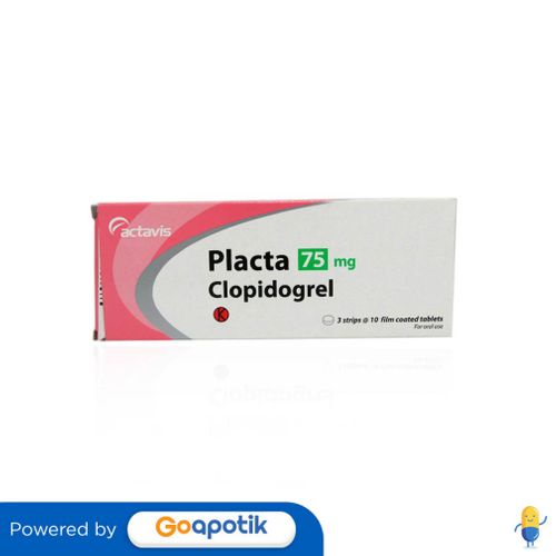 Jual PLACTA 75 MG BOX 30 TABLET | Shopee Indonesia