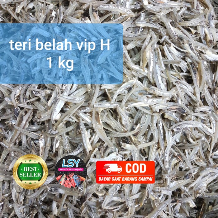 Jual ikan asin teri belah vip / jengki belah vip1kg | Shopee Indonesia