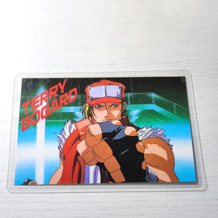 Jual kartu fatal fury collectible laminated card terry bogard snk rare ...
