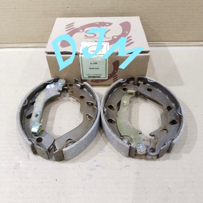 Jual [Baru] Kampas Rem Belakang Brake Shoe Nissan March K-158 Asli Sy Bisa Sameday | Shopee ...