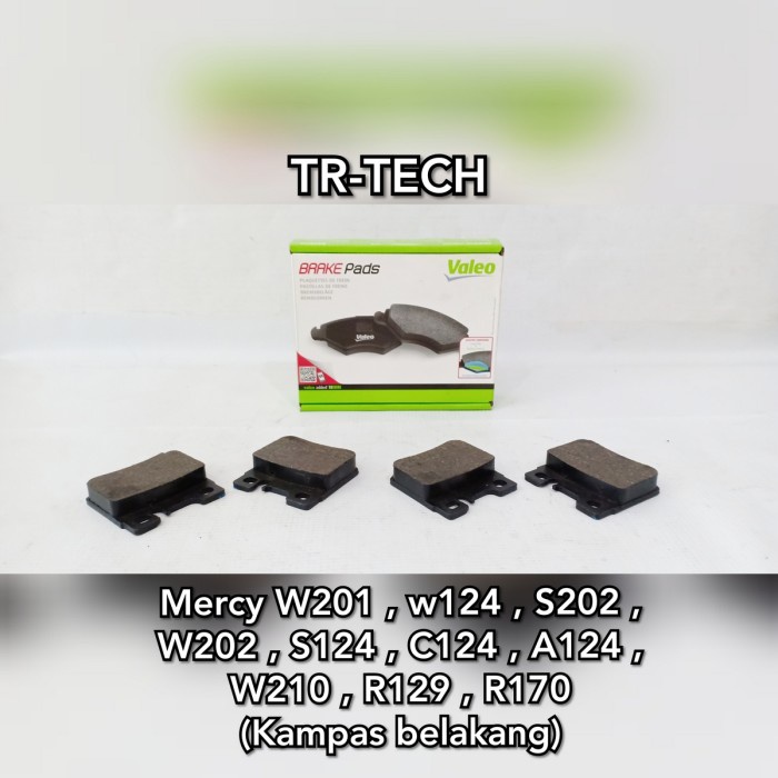 Jual Brake Pad Kampas Rem Belakang MERCY W201 W124 S202 W202 S124 VALEO ...