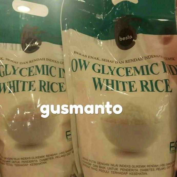 Jual Beras Besta Low Glycemic Index White Rice 2Kg Beras Tanpa Gula ...