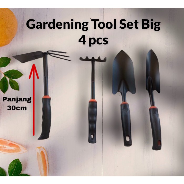 Jual Alat Kebun Set Isi 4 pcs Sekop Taman Full Besi Gardening Tool Awet ...
