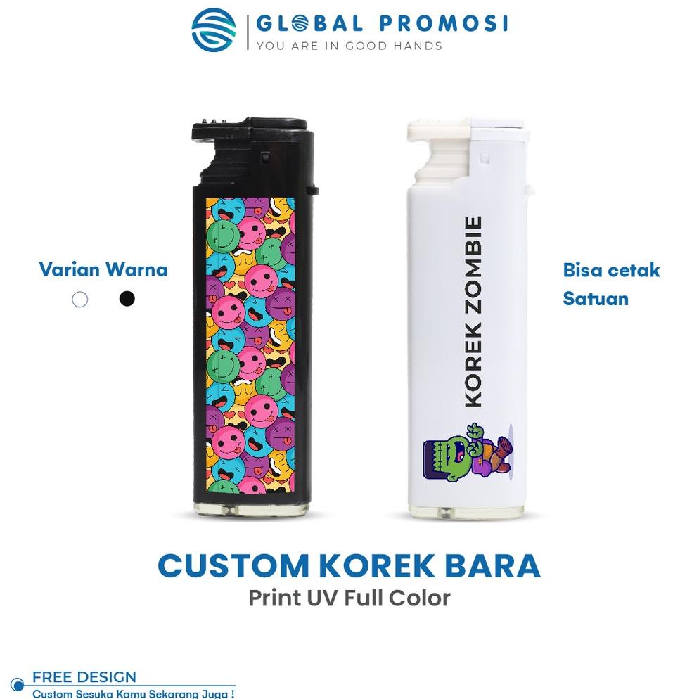 Jual Korek Api Gas Bara Custom Print UV Full Warna Gradasi Promosi ...