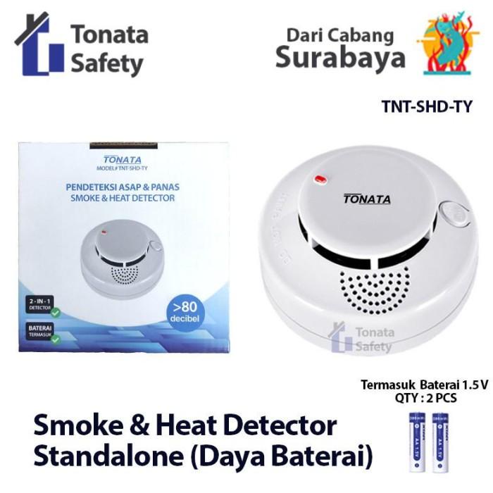 Jual STANDALONE SMOKE HEAT DETECTOR TONATA / PENDETEKSI ASAP PANAS ...