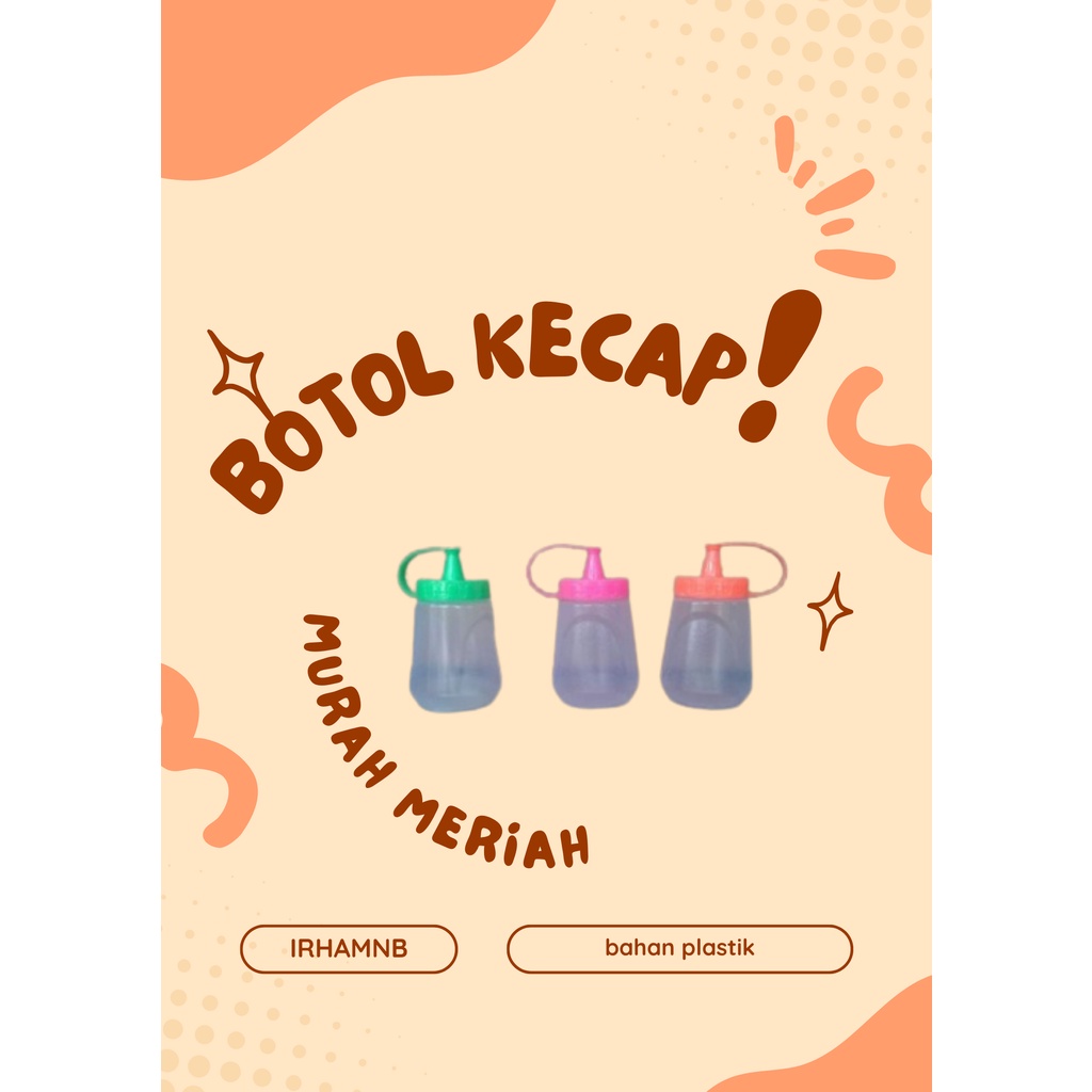 Jual Botol Saos/Botol Kecap/Botol Plastik 300 ML | Shopee Indonesia